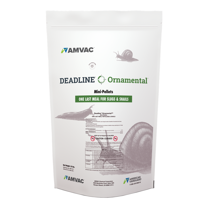 DEADLINE® ORNAMENTAL molluscicide with Metaldehyde