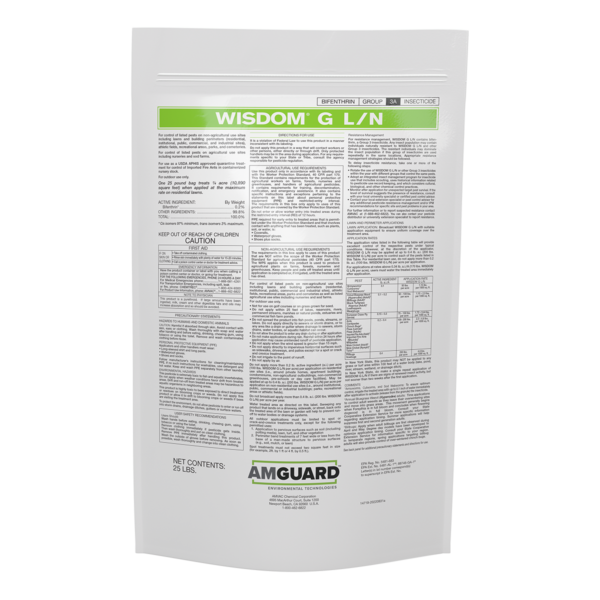 WISDOM® G L/N Insecticide with Bifenthrin